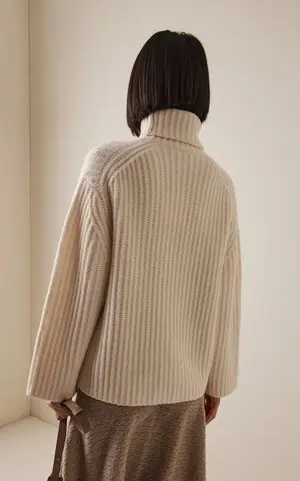 BY MALENE BIRGER Dafne Turtleneck Wool-blend Sweater