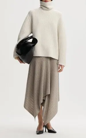 BY MALENE BIRGER Dafne Turtleneck Wool-blend Sweater