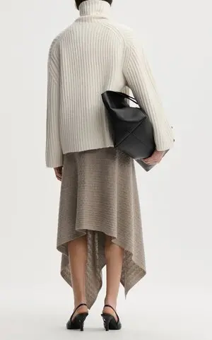 BY MALENE BIRGER Dafne Turtleneck Wool-blend Sweater