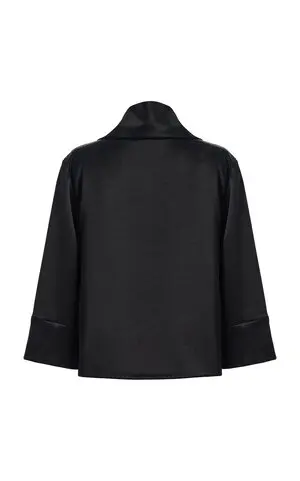 BY MALENE BIRGER Vica High-neck Blouse - Black