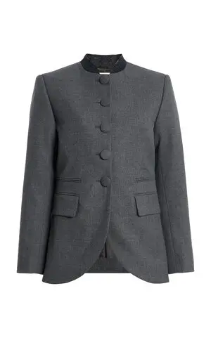 BY MALENE BIRGER Claye Single-breasted Jacket - Dark Grey