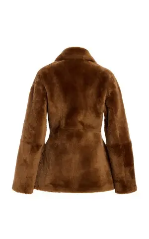 BY MALENE BIRGER Adeline Reversible Shearling Jacket