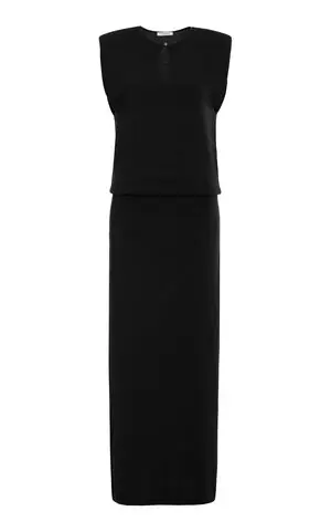 BY MALENE BIRGER Rowen Keyhole Midi Dress - Black