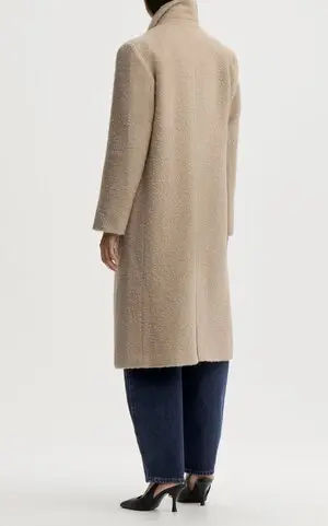 BY MALENE BIRGER Madera Single-breasted Wool-blend Coat - Taupe