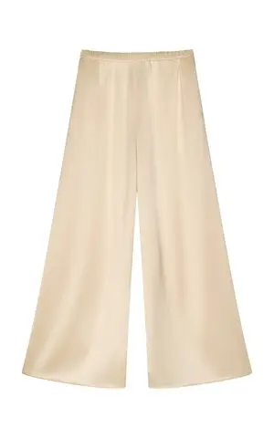 BY MALENE BIRGER Louis Mid-Rise Wide-Leg Pants