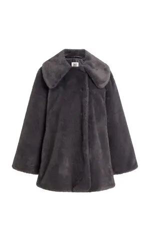 BY MALENE BIRGER Vela Faux-fur Jacket - Grey
