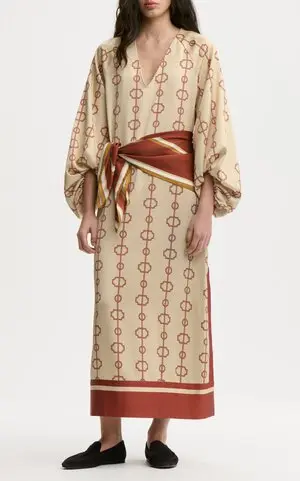 BY MALENE BIRGER Semira Printed Midi Dress