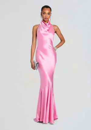 Retrofete Luneth Maxi Dress - Flamingo