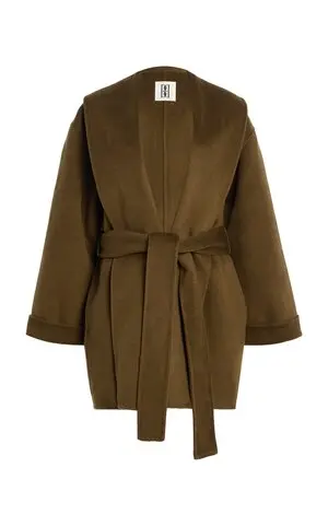 BY MALENE BIRGER Trinelle Belted Wool Coat