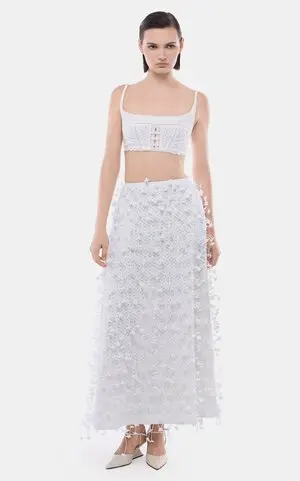 MONTSAND Textured Crop Top