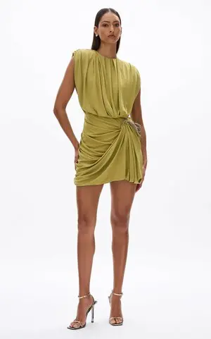 Rachel Gilbert Jordan Draped Mini Dress