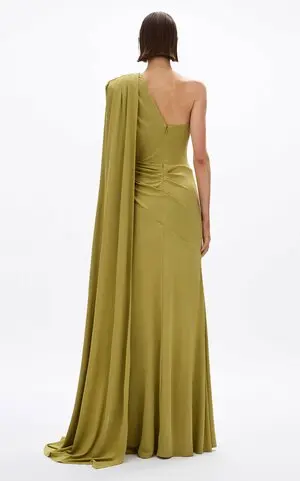 Rachel Gilbert Jordan Draped Gown