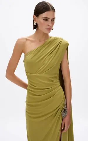 Rachel Gilbert Jordan Draped Gown