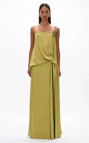Rachel Gilbert Oryx Gown - Green