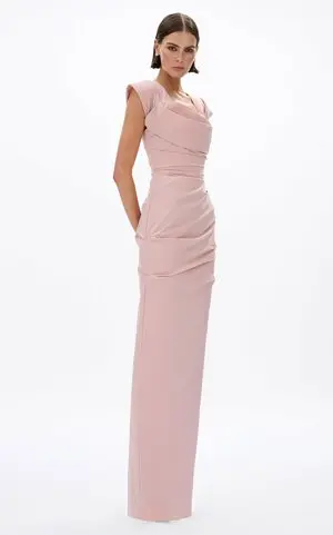 Rachel Gilbert Salma Draped Gown