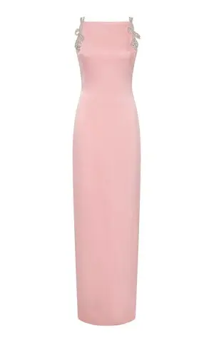 Rachel Gilbert Oryx Column Gown Pink