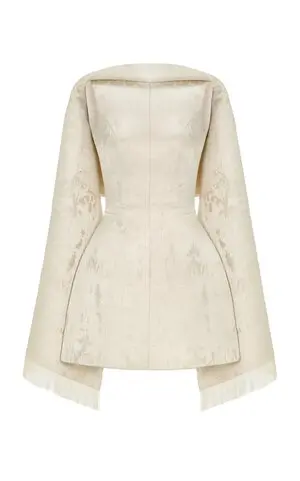 MONTSAND Scarf-detail Mini Dress - Gold