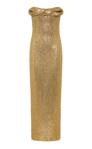 Rachel Gilbert Rosalie Gown - Gold