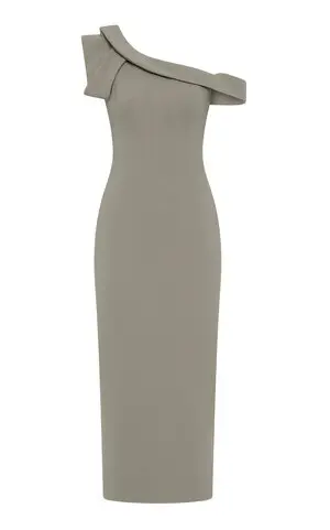 Rachel Gilbert Emile Draped Midi Dress
