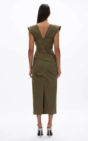 Rachel Gilbert Salma Draped Maxi Dress