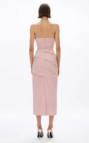 Rachel Gilbert Salma Strapless Midi Dress
