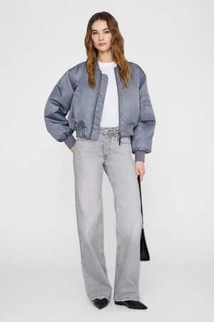 ANINE BING Cropped Leon Bomber