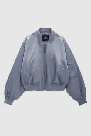 ANINE BING Cropped Leon Bomber