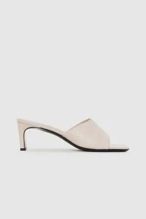 Anine Bing Gold Tone Mules Clogs For Women