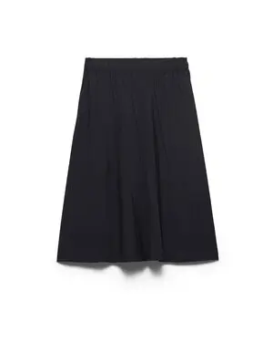 Prada Light Wool Midi Skirt - Blue