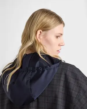 Prada Prince Of Wales Checked Wool Jacket