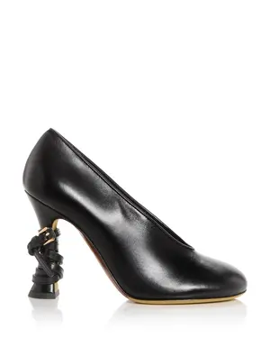 Moschino Duck Belted Pumps