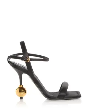 Moschino Sculptural Stiletto Heel Sandals