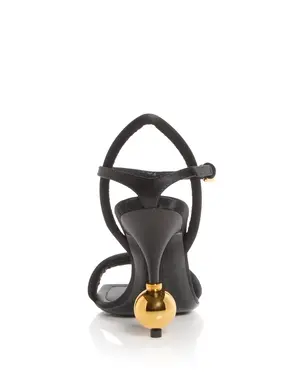 Moschino Sculptural Stiletto Heel Sandals