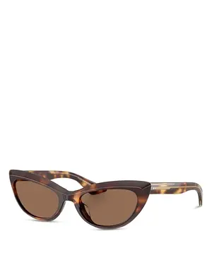 Oliver Spencer Cat Eye Sunglasses, 53mm - Brown