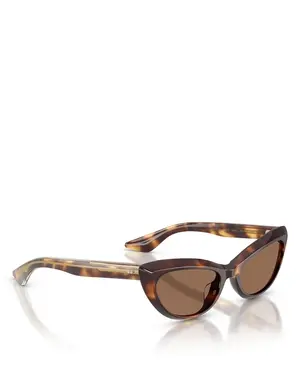 Oliver Spencer Cat Eye Sunglasses 53mm - Brown