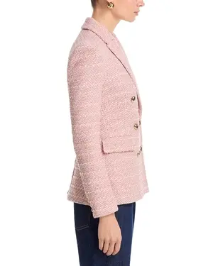 Generation Love Arielle Tweed Blazer - Pink Multi