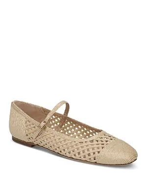 Veronica Beard Ellie Flats - Natural