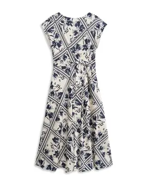 HOBBS LONDON Latimer Printed Midi Dress