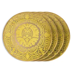 L'Objet Fortuny Orsini Dessert Plate, Set Of 4
