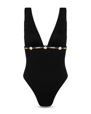 VIX PAULA HERMANNY Edith One-piece Swimsuit - Black