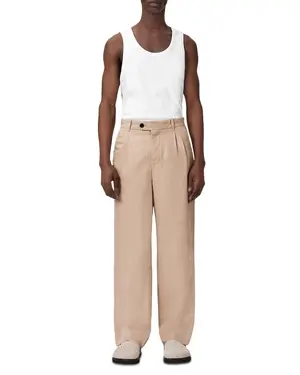 ALLSAINTS Roland Straight Fit Trouser Pants - Nutmeg Brown