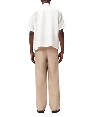 ALLSAINTS Roland Straight Fit Trouser Pants - Nutmeg Brown