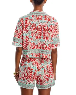Ramy Brook Lorna Cropped Shirt