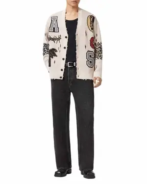 ALLSAINTS Foxx Graphic Cardigan