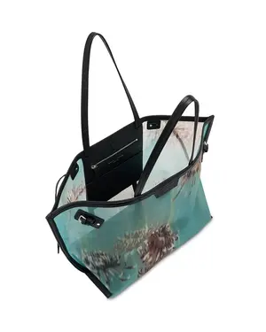 Proenza Schouler Days Carryall Large Printed Tote Bag - Verdigris