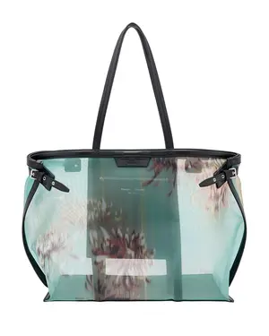 Proenza Schouler Days Carryall Large Printed Tote Bag - Verdigris