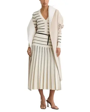 REISS Alice Pleated Skirt
