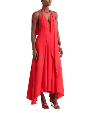 REISS Evory Layered Maxi Dress