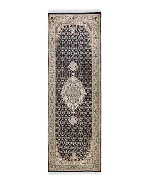 Bloomingdale'S Mogul M1798 Runner Area Rug 2'7x8'2 - Blue
