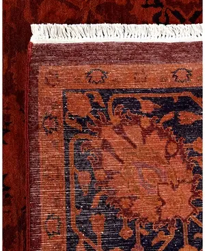 Bloomingdale'S Fine Vibrance M1495 Area Rug 6'1x9'3 - Red